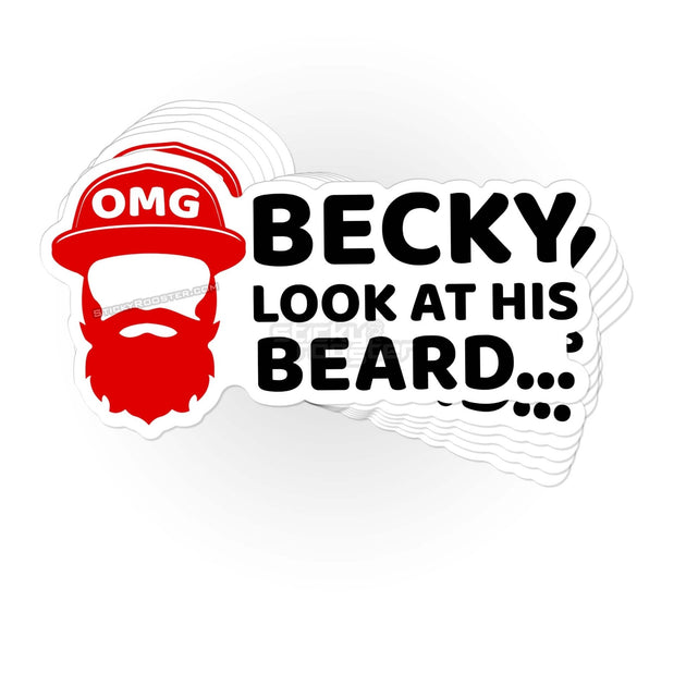 OMG Becky, Look At His Beard sticker | StickyRooster