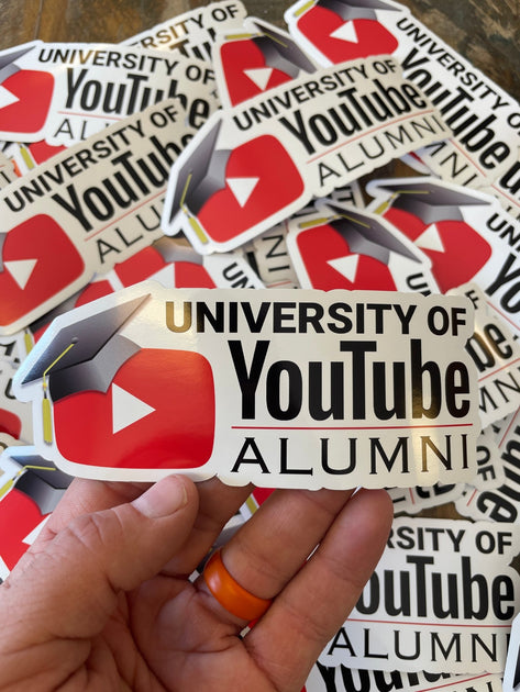 University of YouTube Alumni sticker | StickyRooster